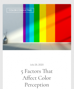 What Affects Color Perception? - Spiral Design